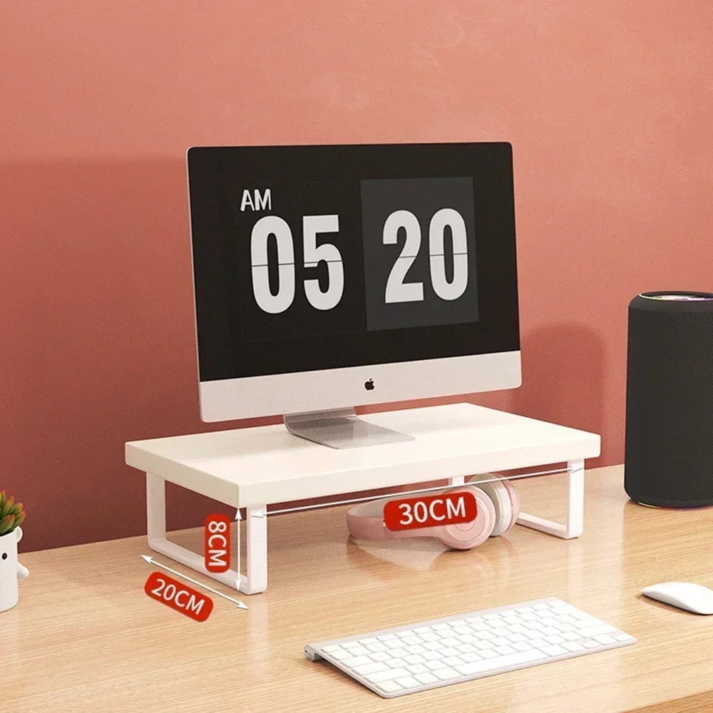 Monitor Raised Shelf Desktop Computer Raising Stand Laptop Monitor ...