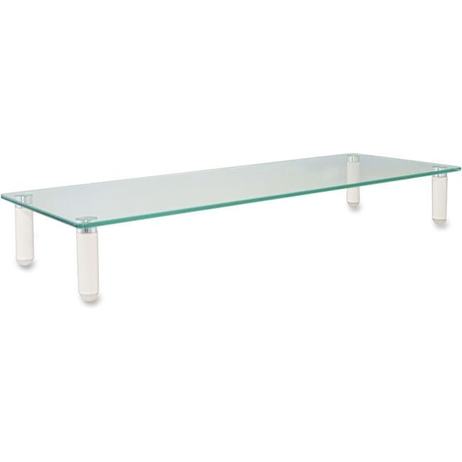 Monitor Riser Glass, White - Walmart.com