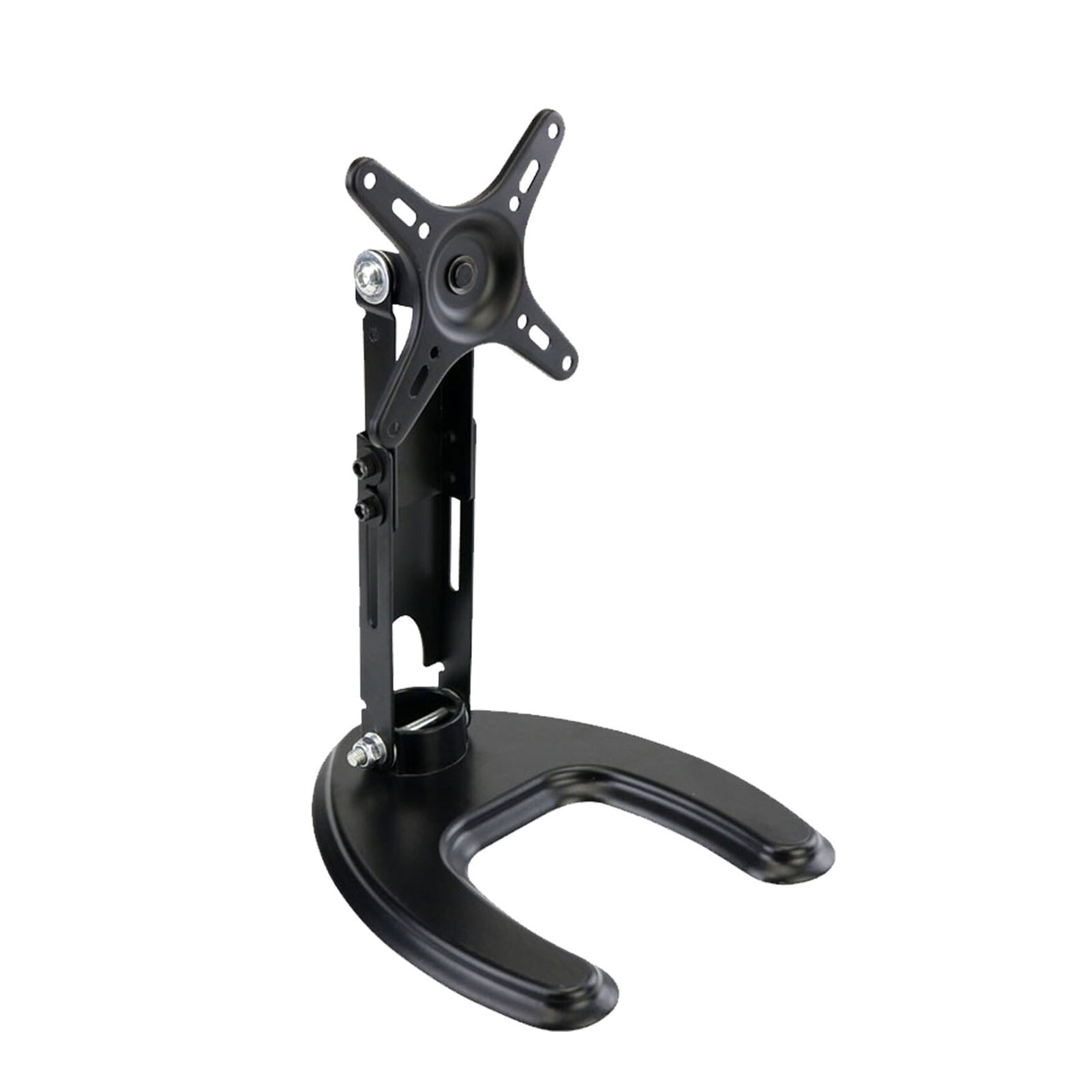 Monitor Stand Base Mount 360 Rotation Holder Aluminum Alloy Adjustable ...