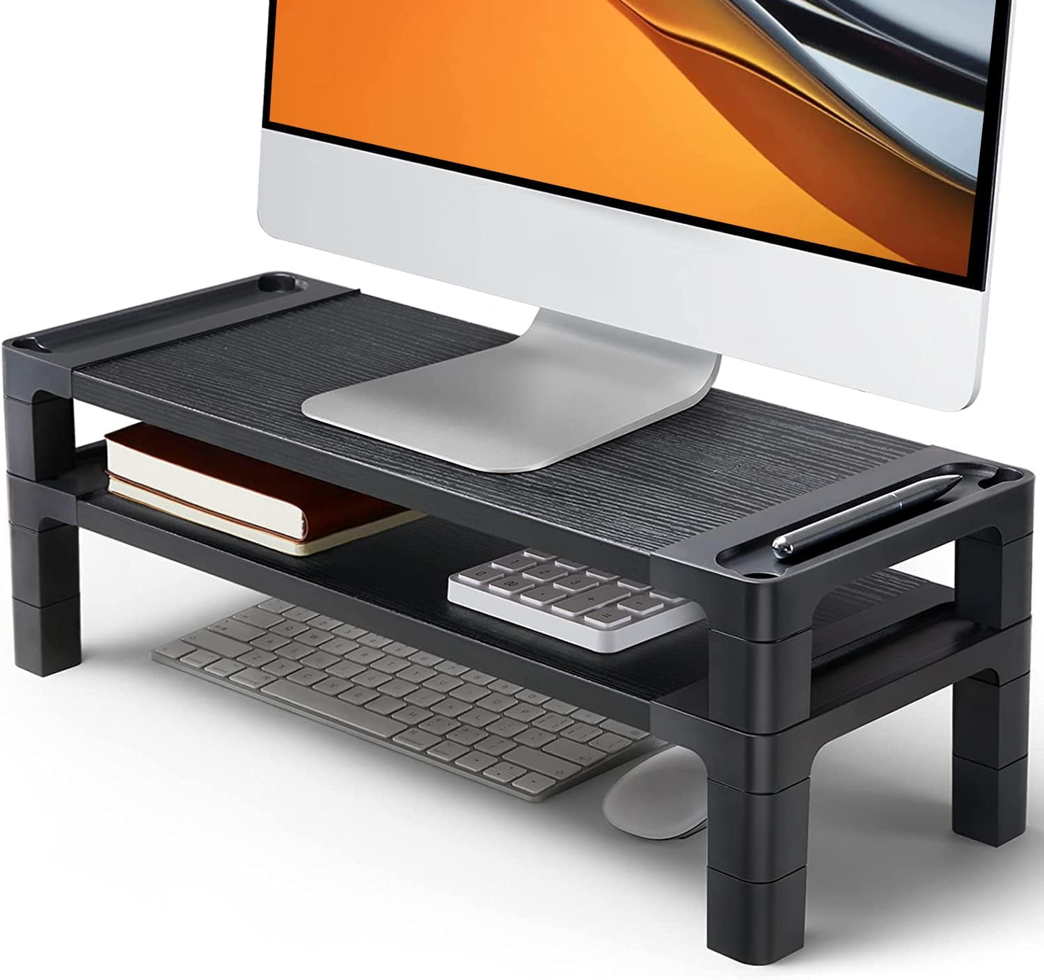 Monitor Stand Computer Riser, Monitor Stand for Desk with Adjustable ...