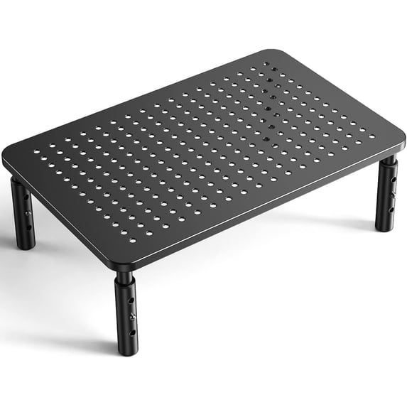 Monitor Stand, Monitor Riser 3 Height Adjustable, Laptop Stand Desk ...