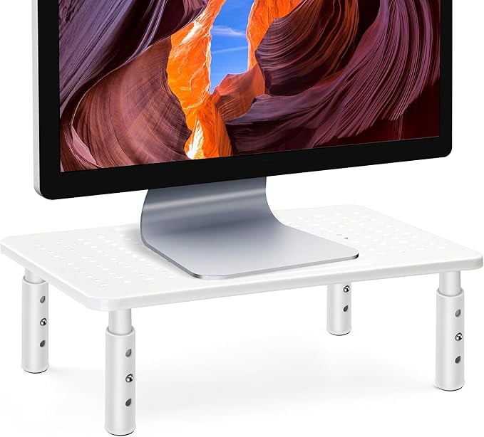 Monitor Stand Riser, 3 Height Adjustable Monitor Stand with Pen Holder ...