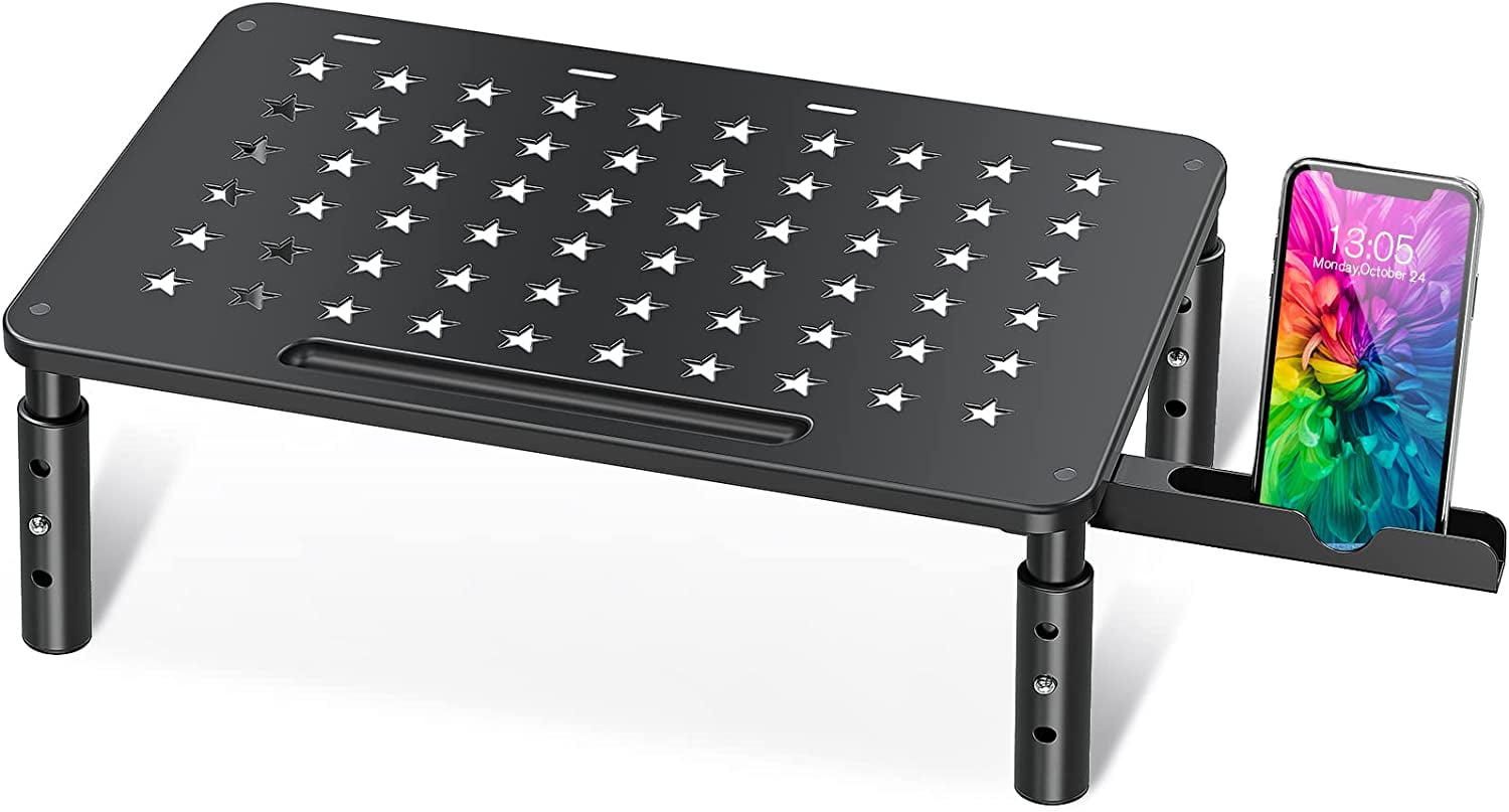 Monitor Stand Riser - 3 Height Adjustable Monitor Stand with Star ...