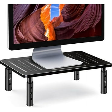 StarTech.com Adjustable Monitor Riser - Drawer - Monitors up to 32 ...