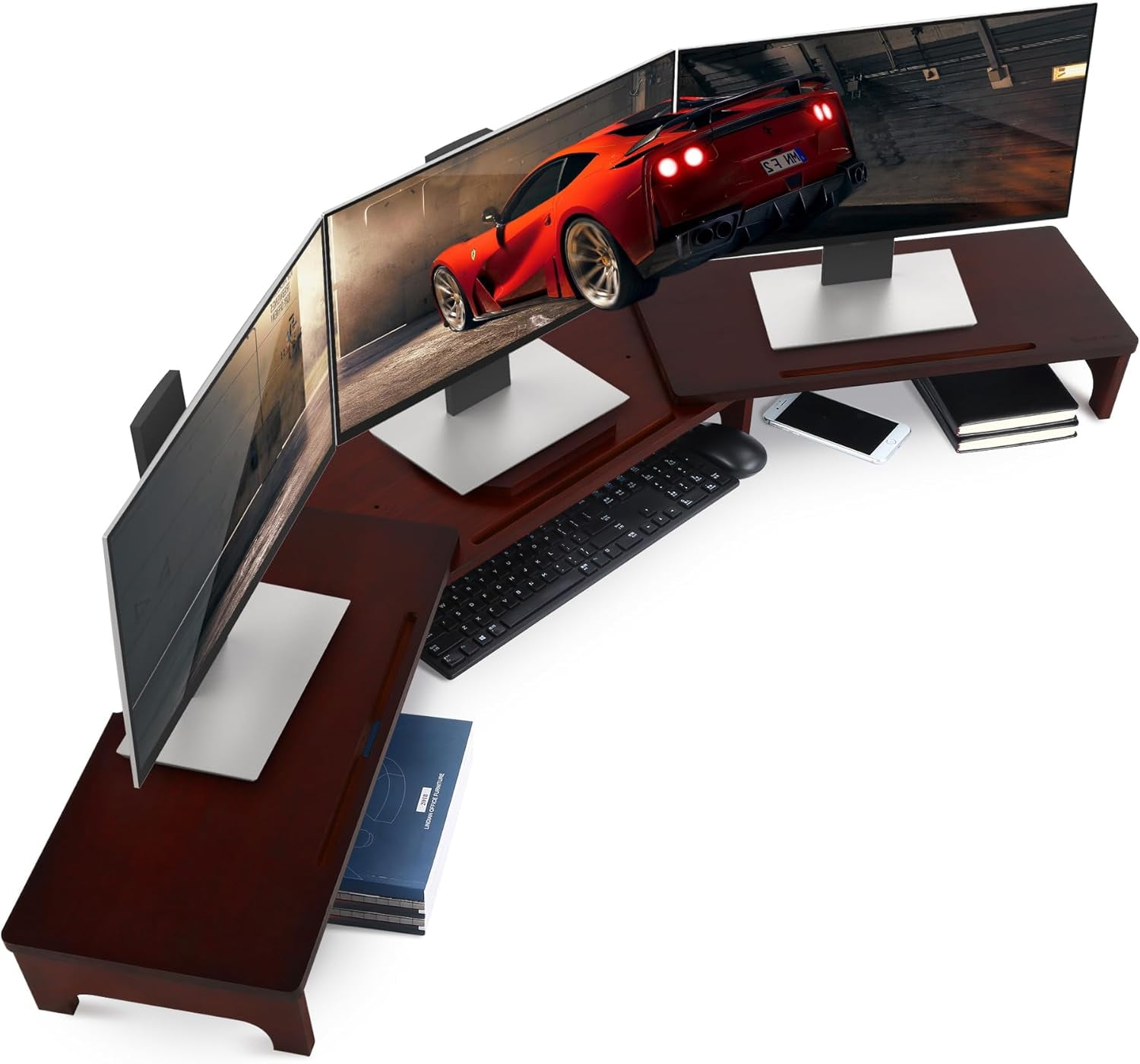 Monitor Stand Riser, Upgrade Height Large TV Riser, 60 inch Large ...