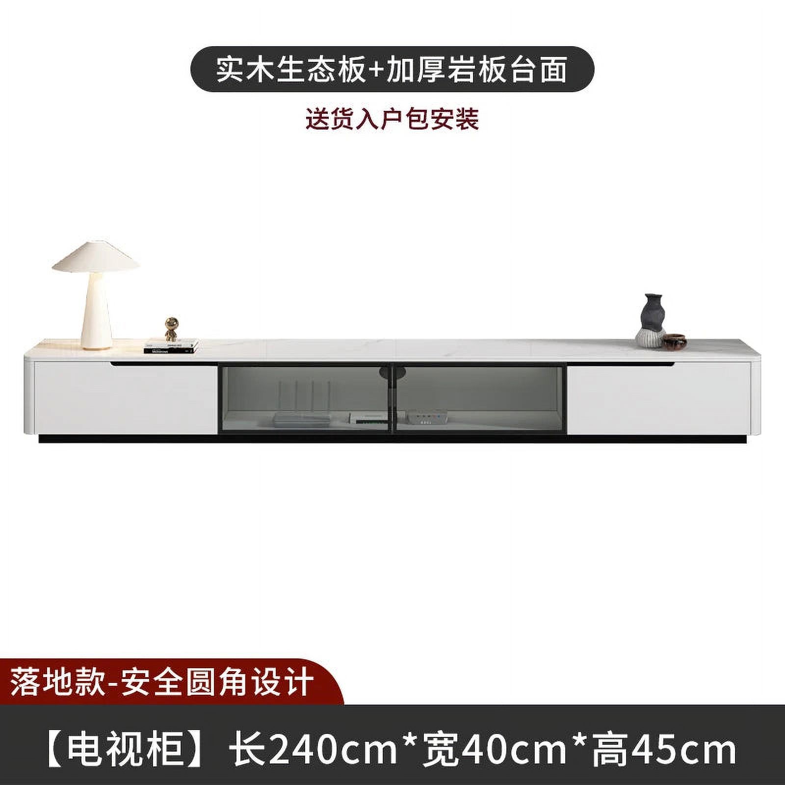Monitor Stand Tv Cabinet Media Console Furniture Organizer Room Mobile ...