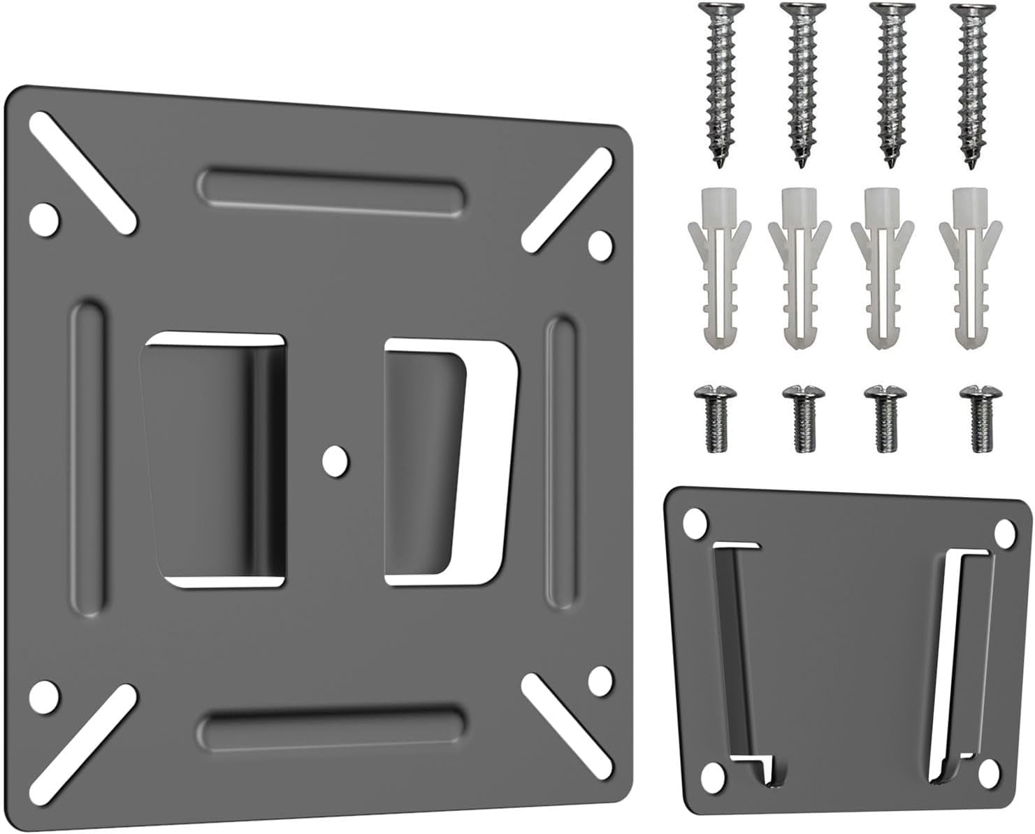 Monitor Wall Mount for Most 14-24" TVs, Universal Camper Small TV Wall ...