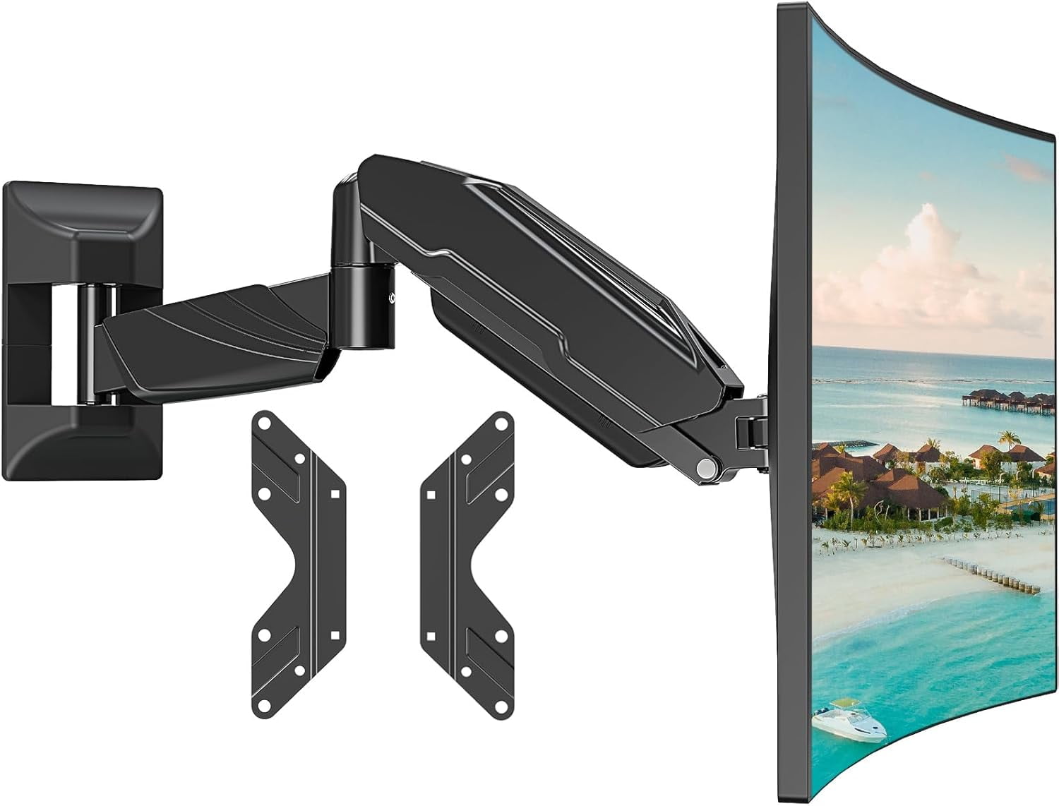 Monitor Wall Mount for Max 32 Inch Computer Screen, Premium Heavy Duty ...