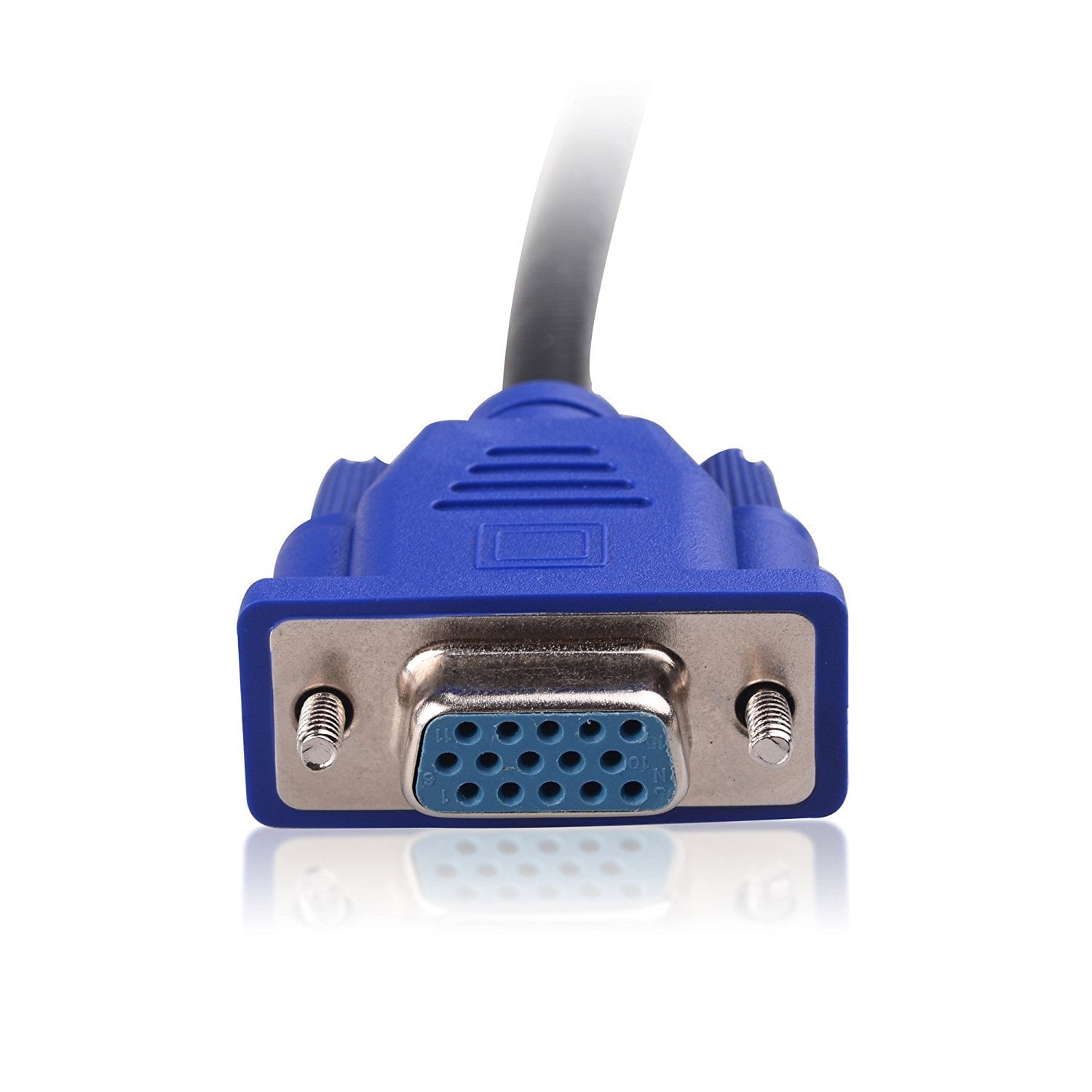 Monitor Y-Splitter Cable,VGA 1 Male to Dual 2 VGA Female Adapter ...