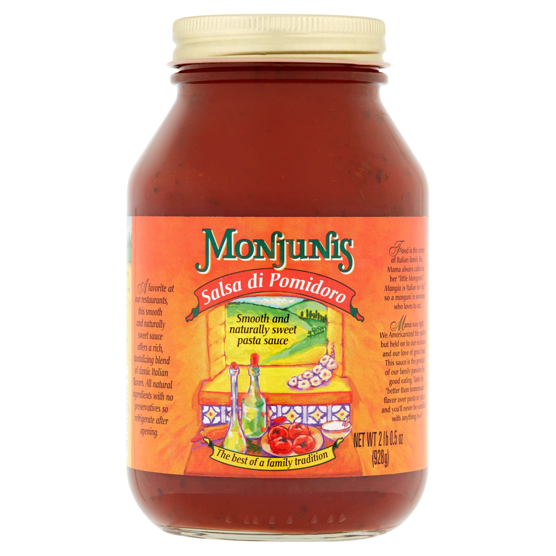 Monjunis Salsa Di Pomidoro 32oz - Walmart.com
