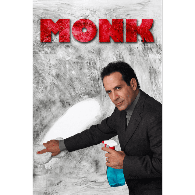 Monk 2002 Poster 24x36 Tony Shalhoub TV Series Mystery Comedy Detective ...