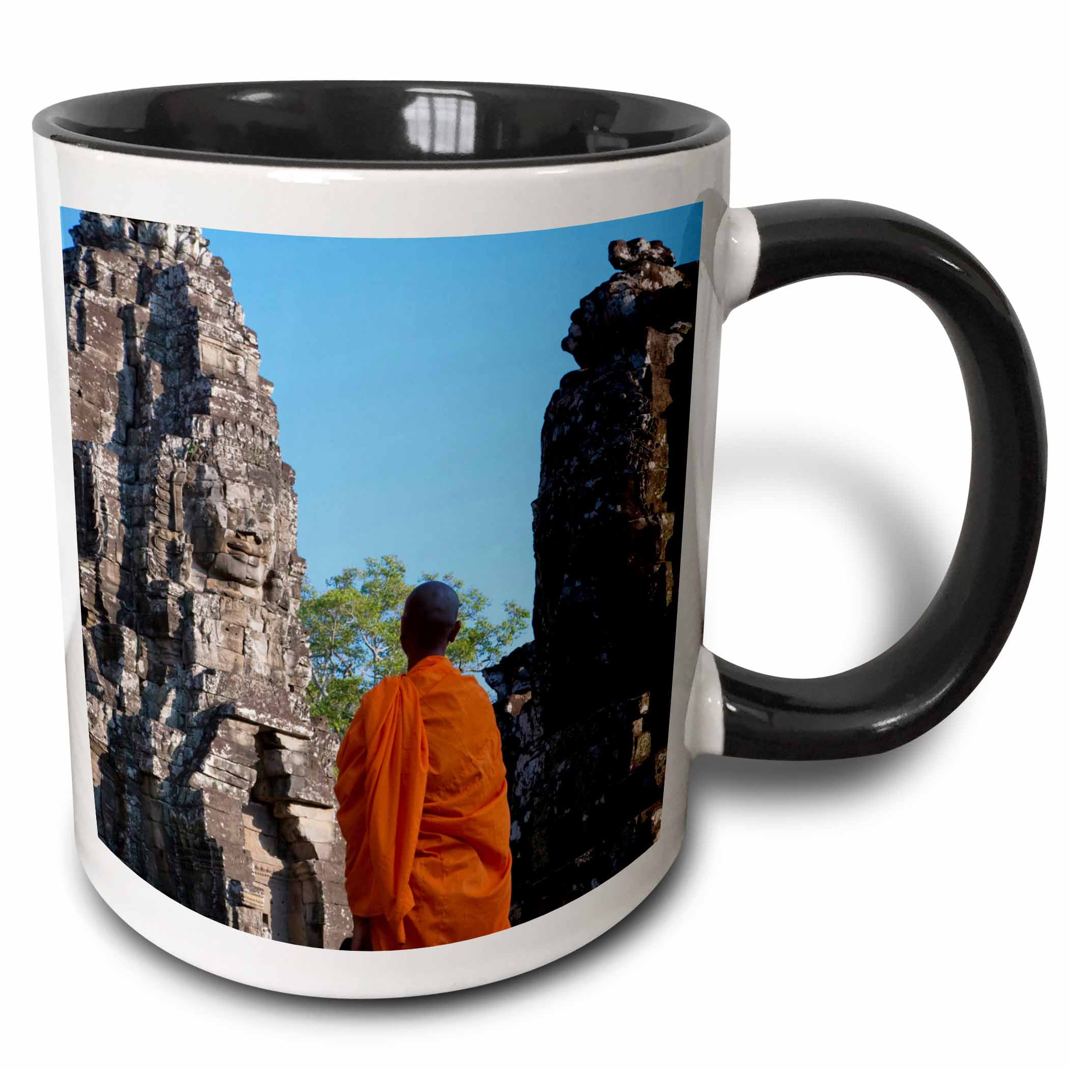 3drose, Monk at Bayon Temple, Angkor Thom, Cambodia - As40 Ksu0062 ...