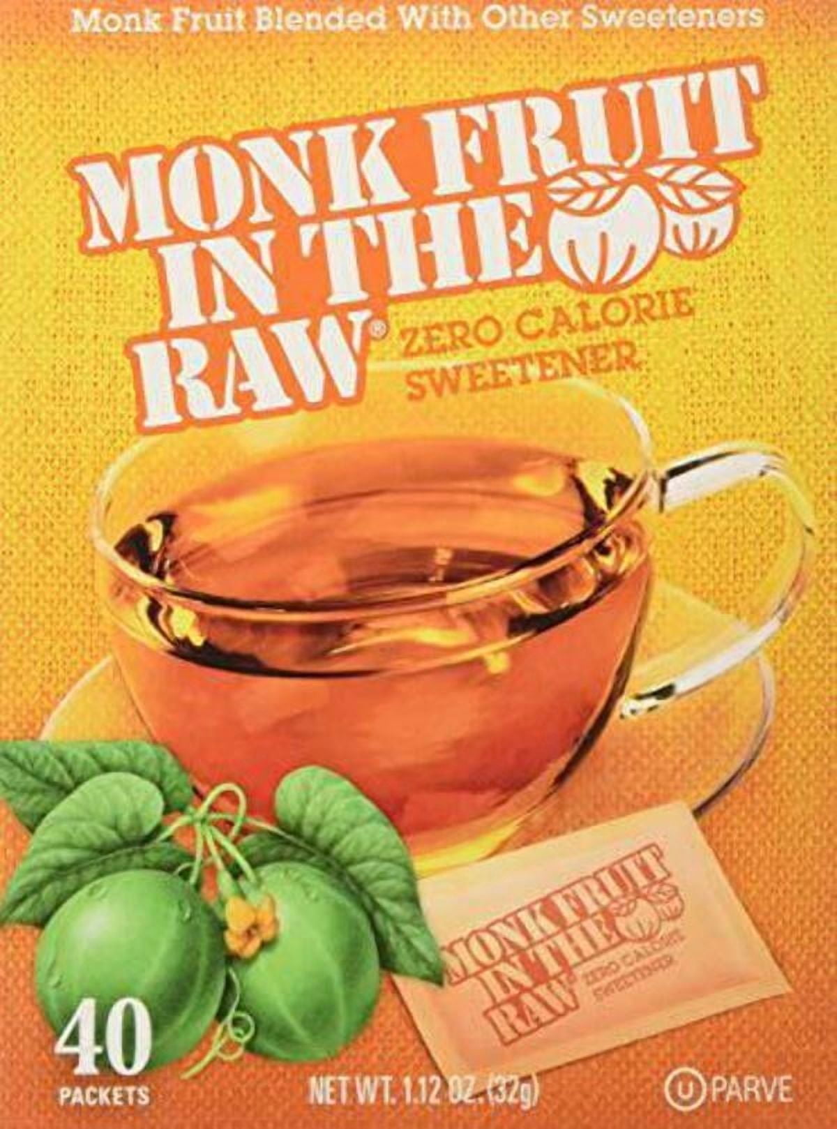 Monk Fruit In The Raw - 40 Packets (Pack of 4) - Walmart.com