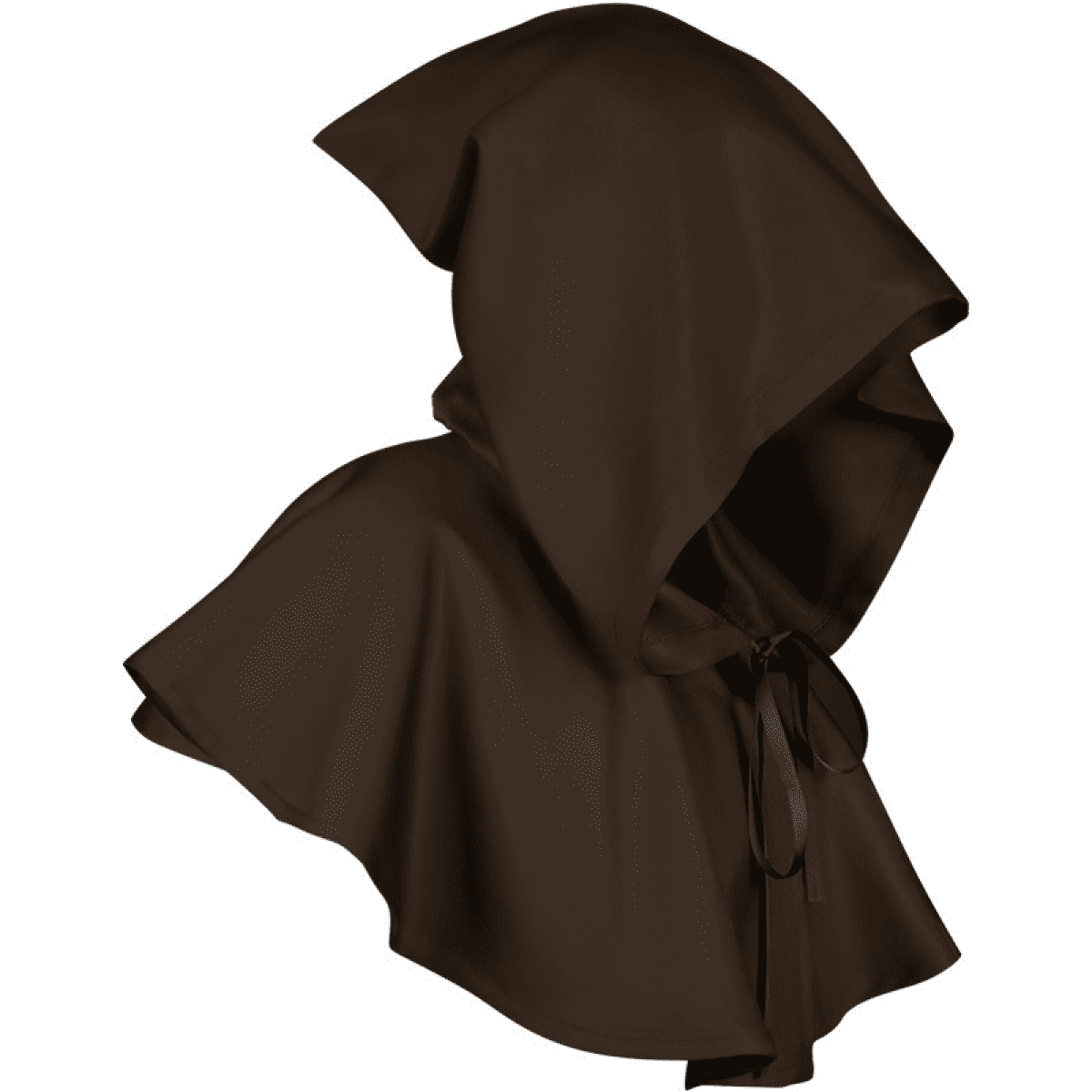 Monk Hood Medieval Friar Cowl Hat Wicca Pagan Cape with Cross - Walmart.com