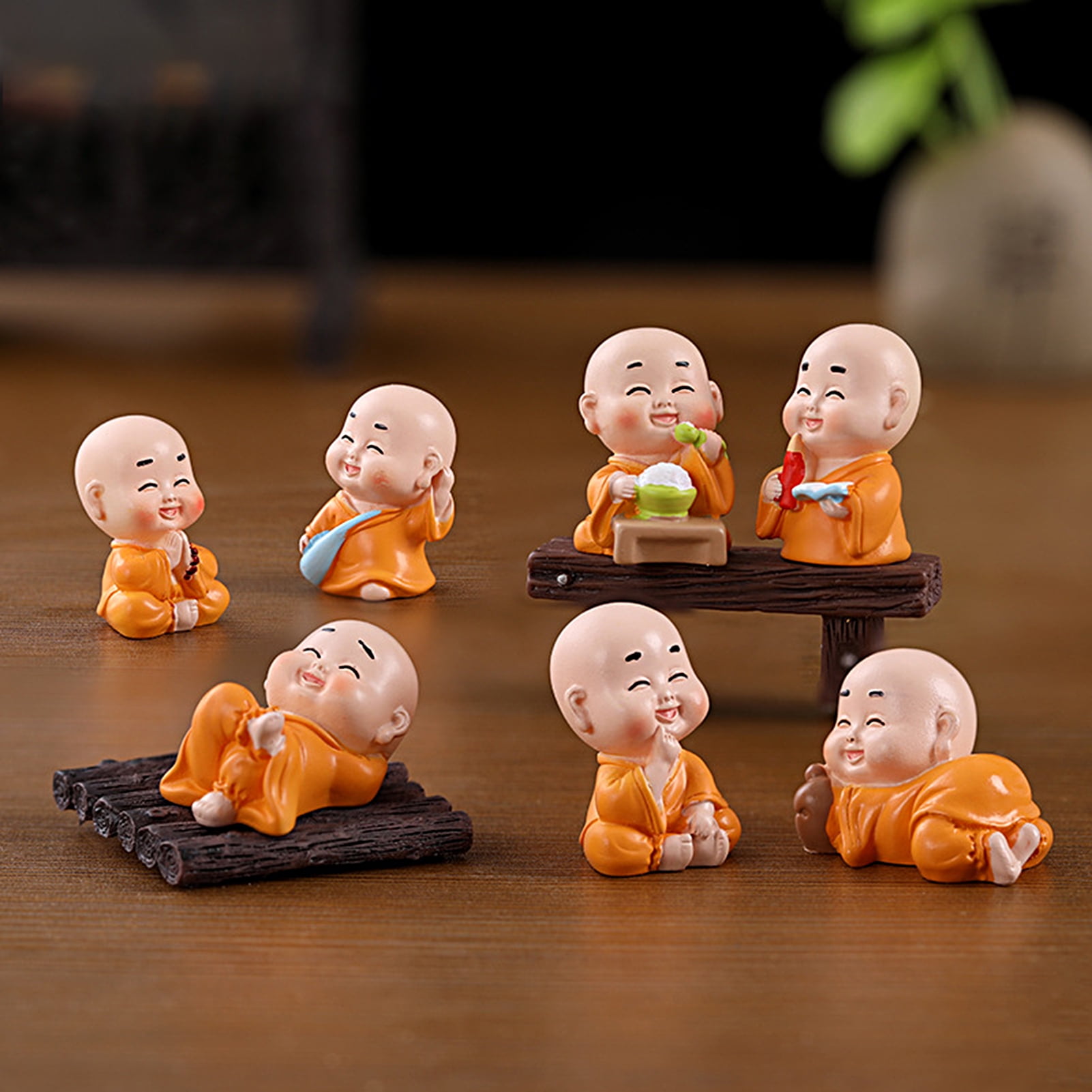 Monk Ornament Wide Range of Applications Vivid Look Ornamental Hand ...