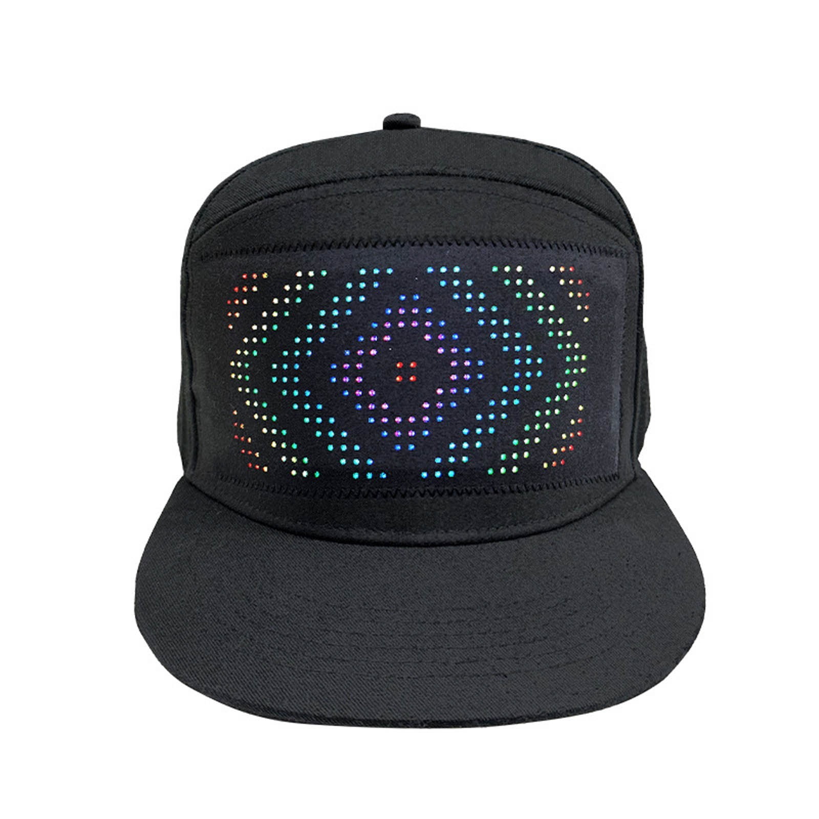 Monk Robes F LED Full Color Display Hat Mobile Phone APP Control Hat ...