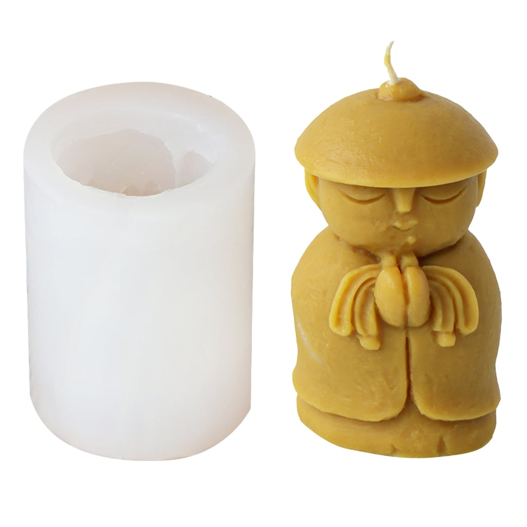 Monk Silicone Molds Candle Making Moulds Silicone Craft Moulds Monk ...