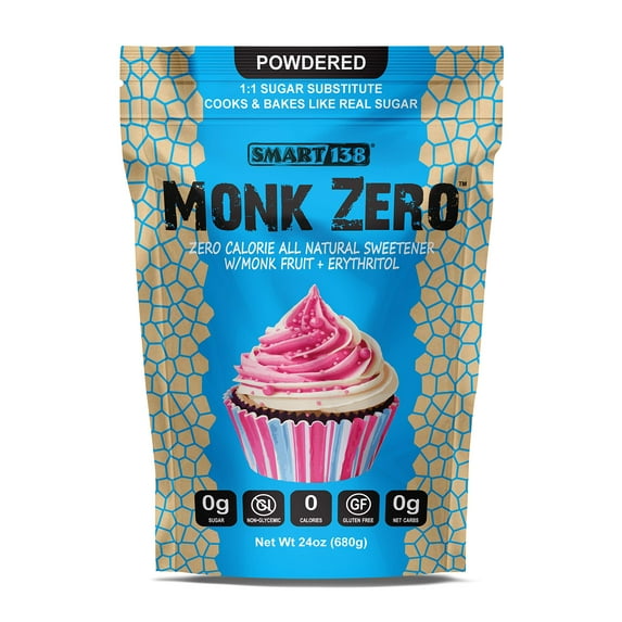 Monk Zero - Powdered GGA1 Monk Fruit Sweetener, Non-Glycemic, Keto ...