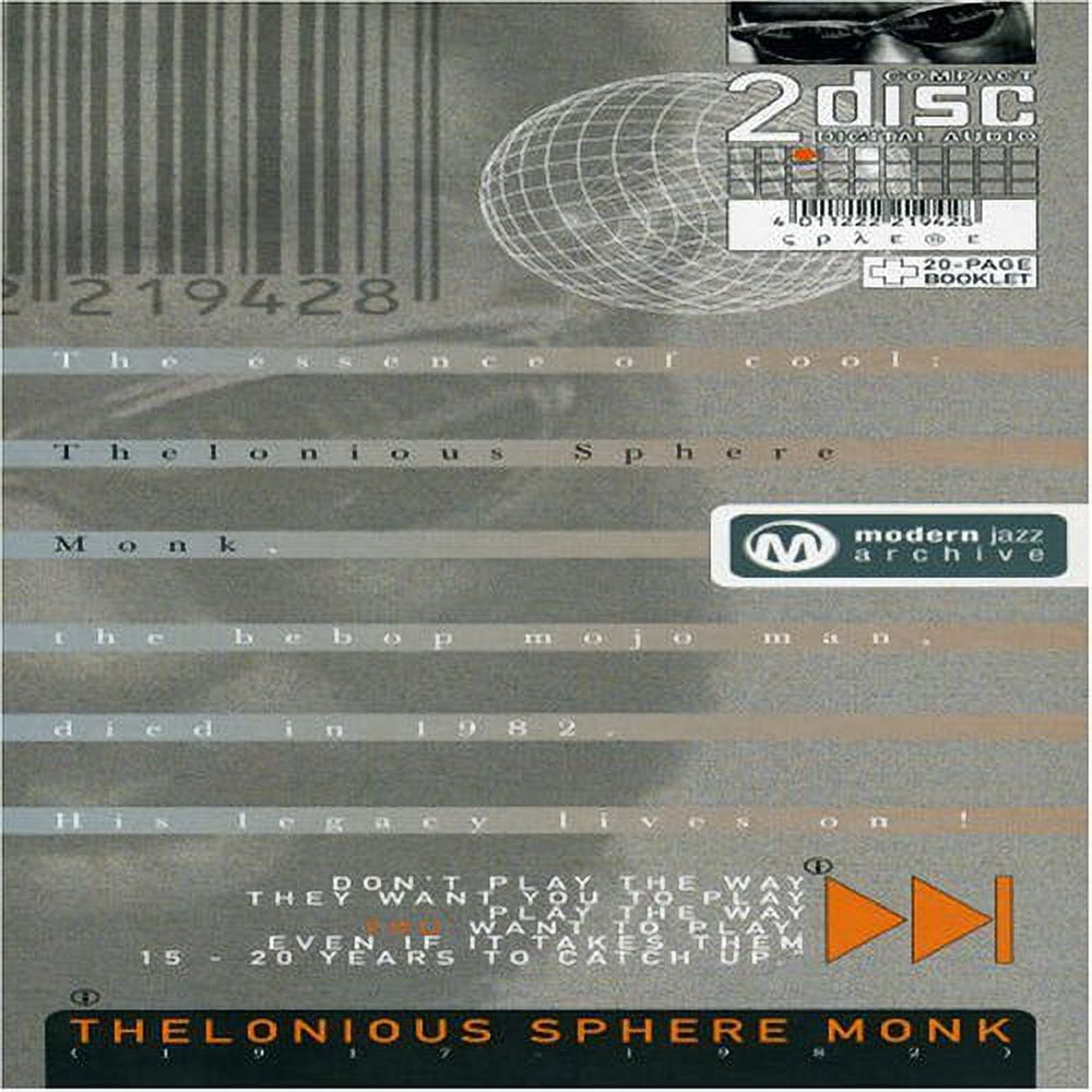 Pre-Owned Monk's Mood/Well You Needn't by Thelonious Monk (CD, 2004 ...