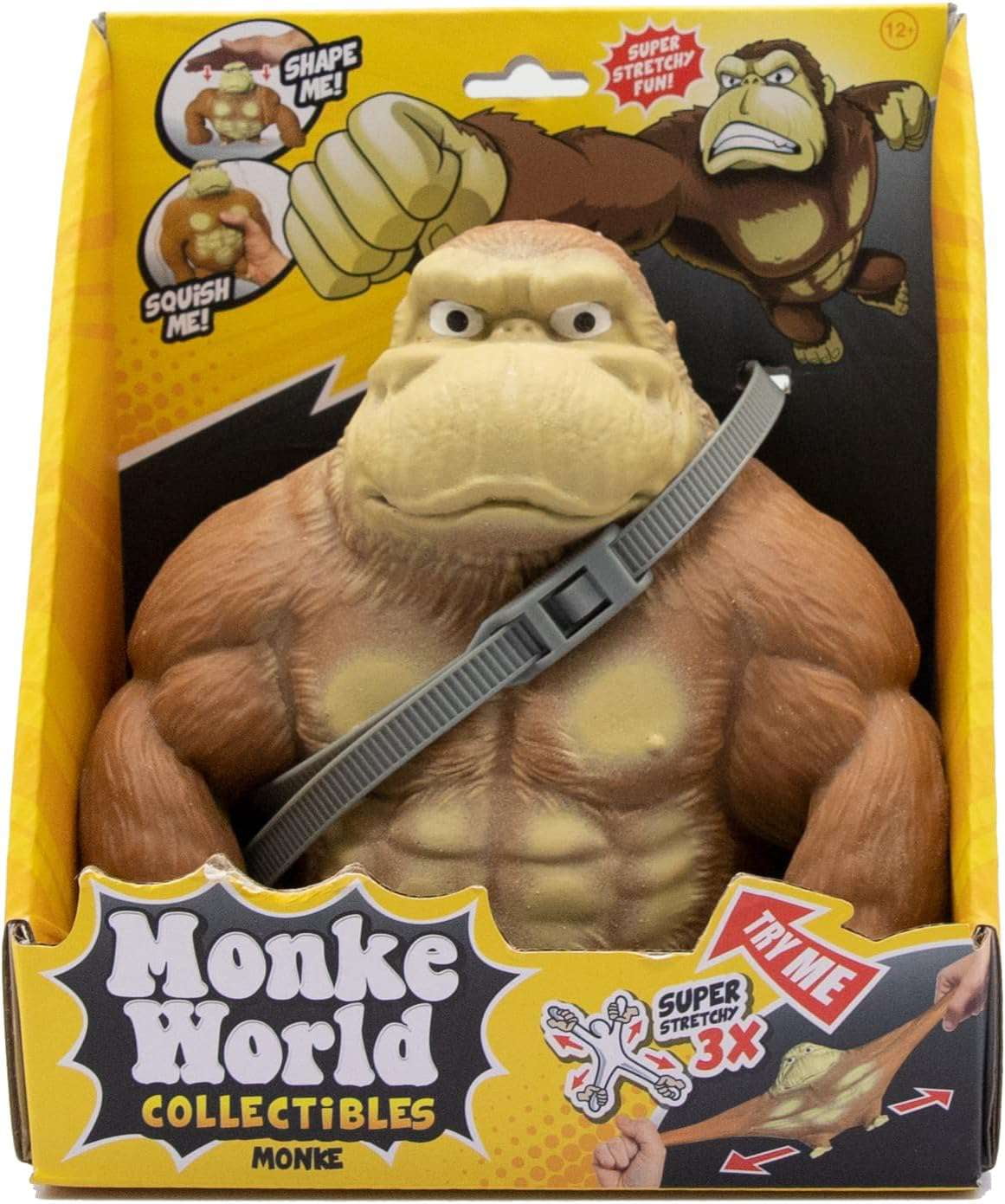 Monke World Collectibles Stress Relief Mini-Monke Figure - Super ...