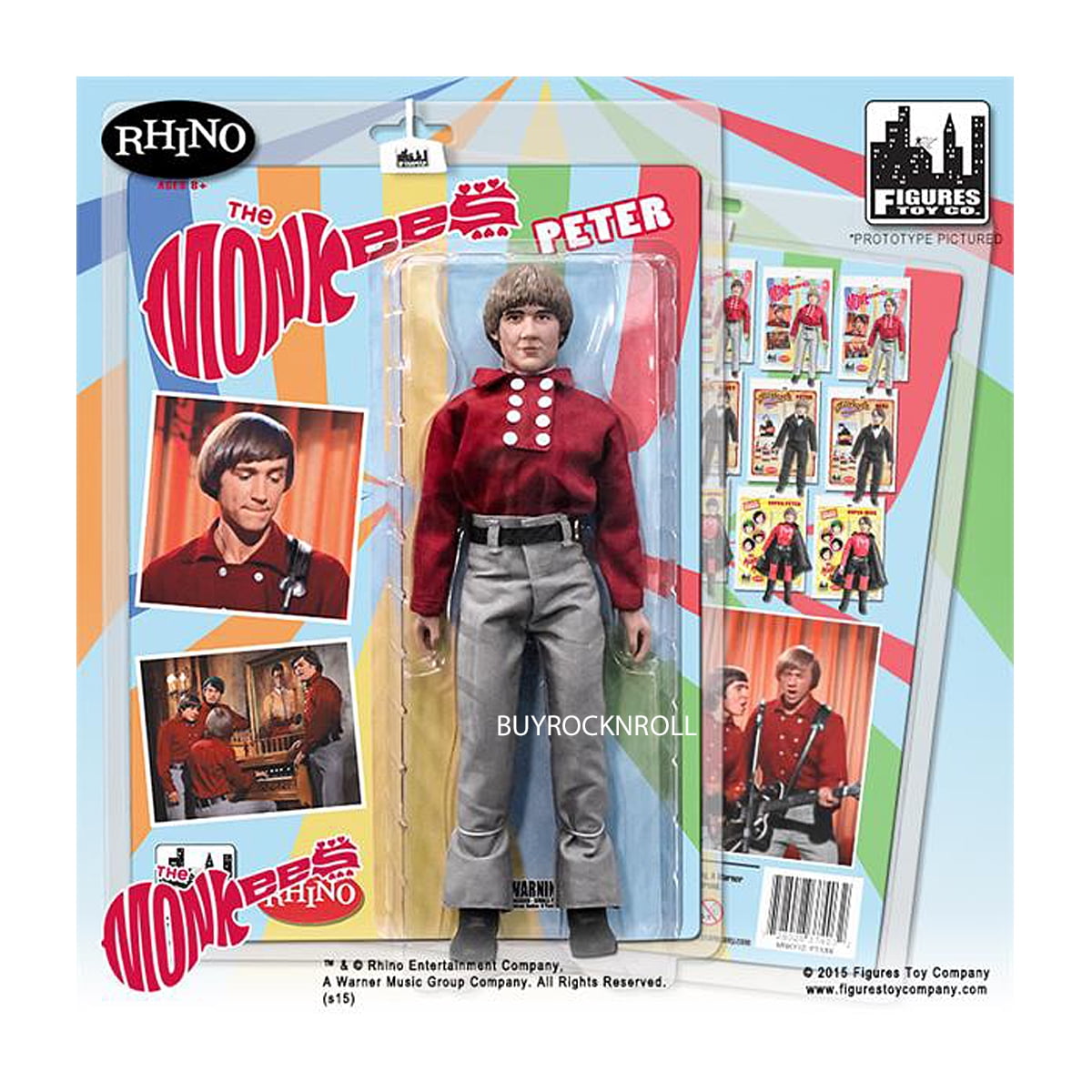 Monkees 2015 Figures Toy Company Peter Tork 12 " Retro Red Shirt Figure ...