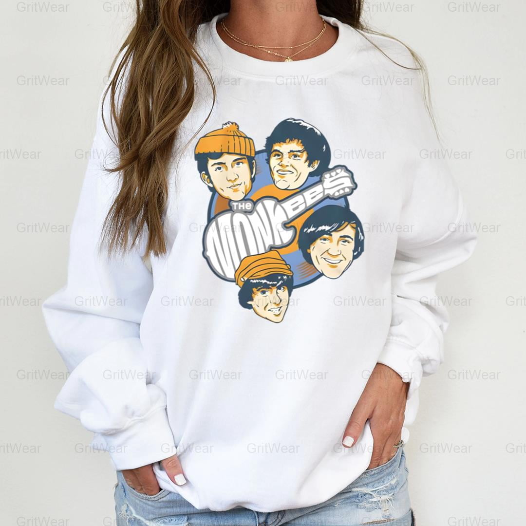 Monkees Vinyl Heads Retro Band Music Album Cover 60s Fan Style ...