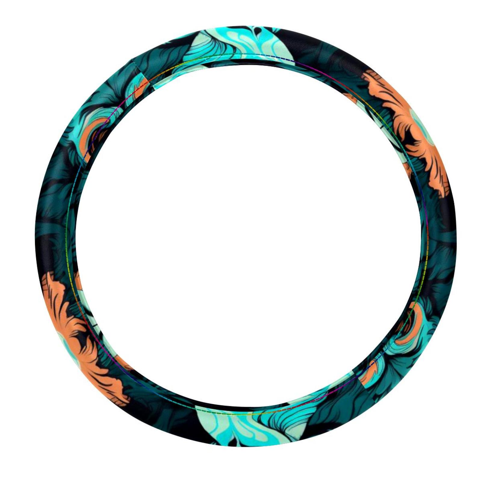 Monkey 14.5 Inch Printing PVC Leather Car Wheel Cover Steering Wheel ...