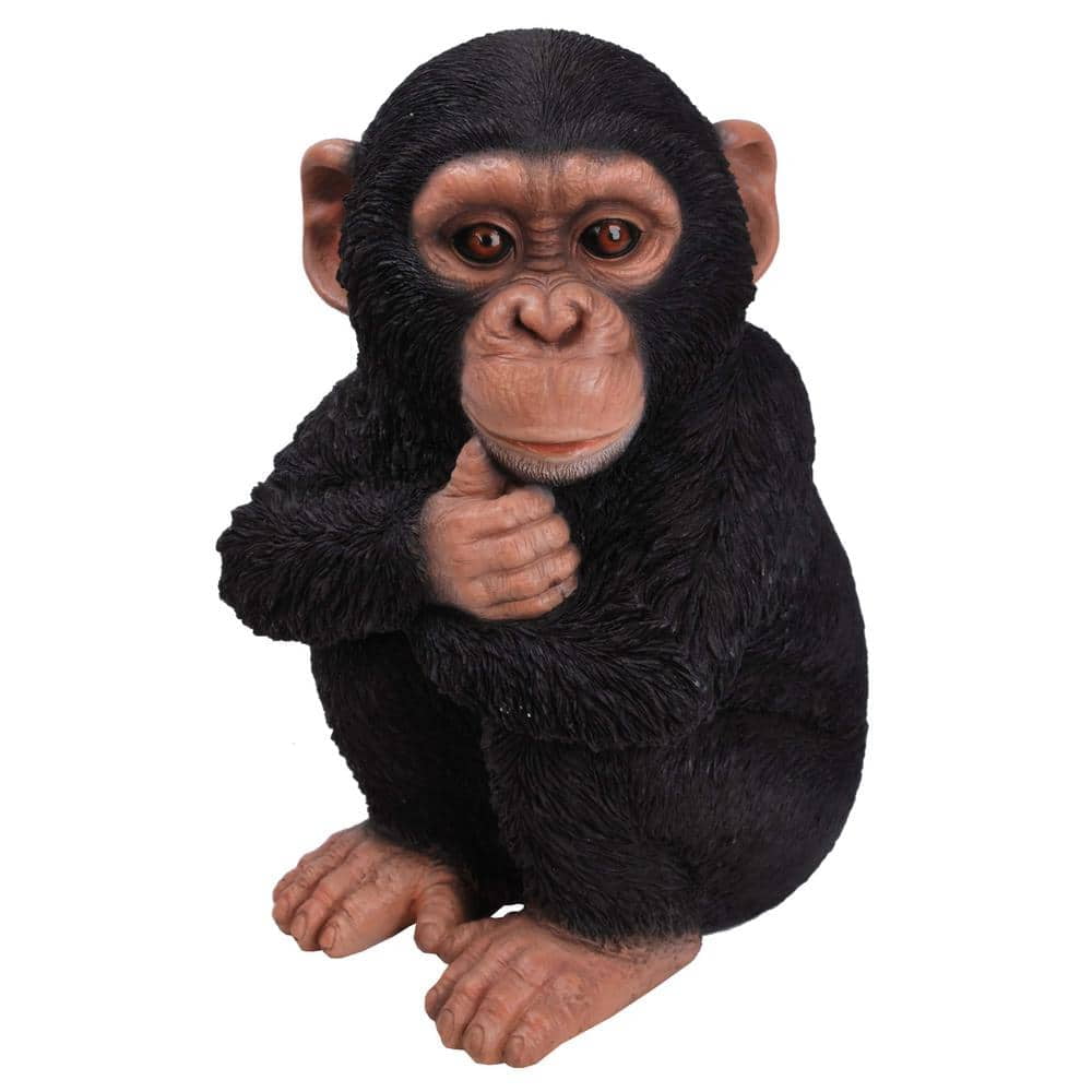 Monkey Baby Sitting Statue - Walmart.com