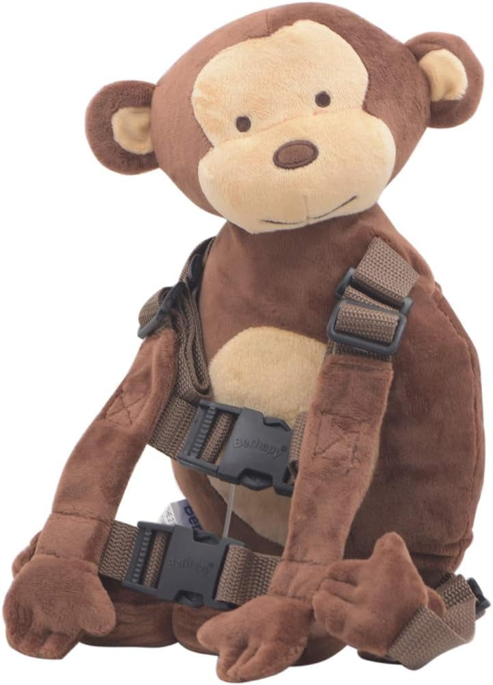 Monkey Backpack with Leash, Baby Backpacks with Anti Lost Wrist Link ...