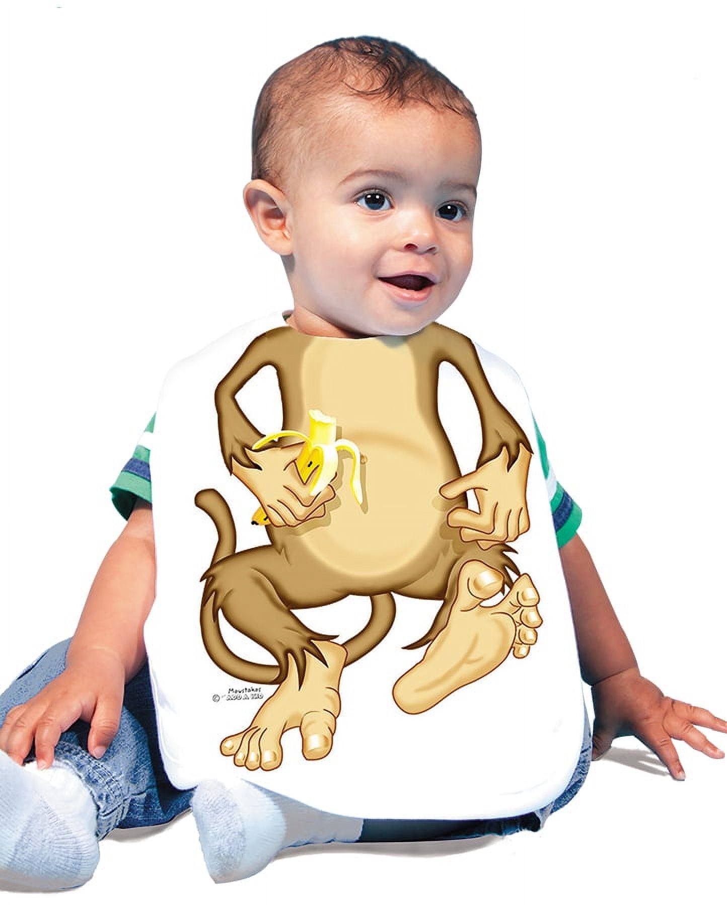 Monkey Body Bib - Walmart.com
