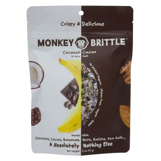 Monkey Brittle Monkey Brittle, Coconut Cacao-2 oz - Walmart.com
