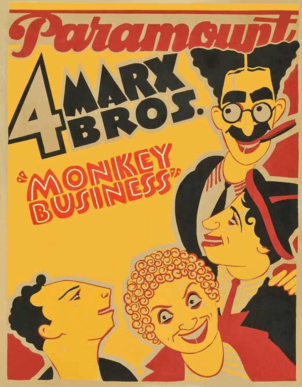 Monkey Business - movie POSTER (Style A) (11" x 17") (1931) - Walmart.com