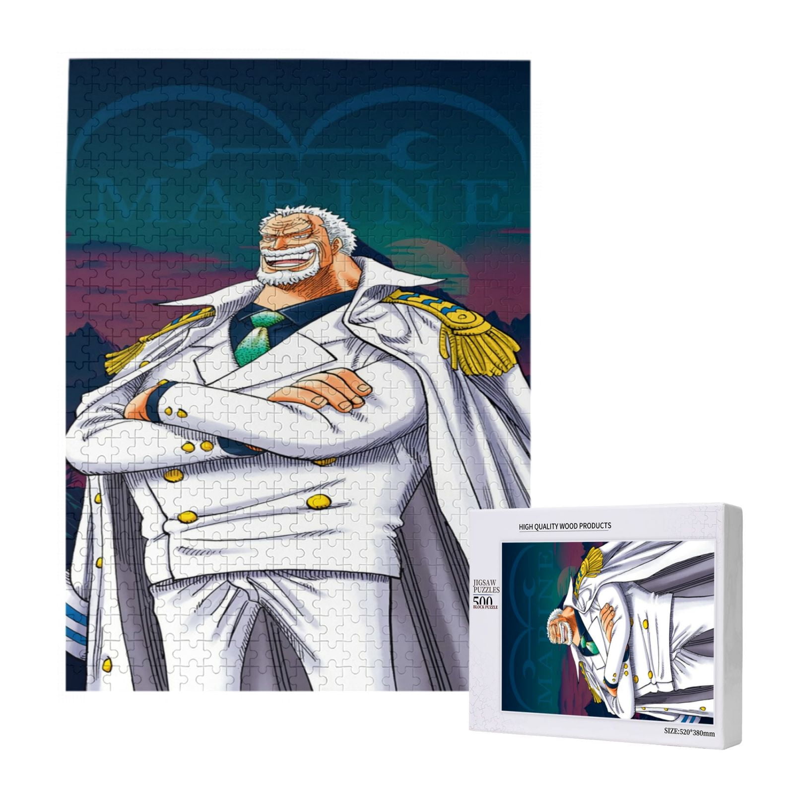 Monkey D Garp Home Puzzle Boys Girls Teen 300/500/1000 piece wooden ...