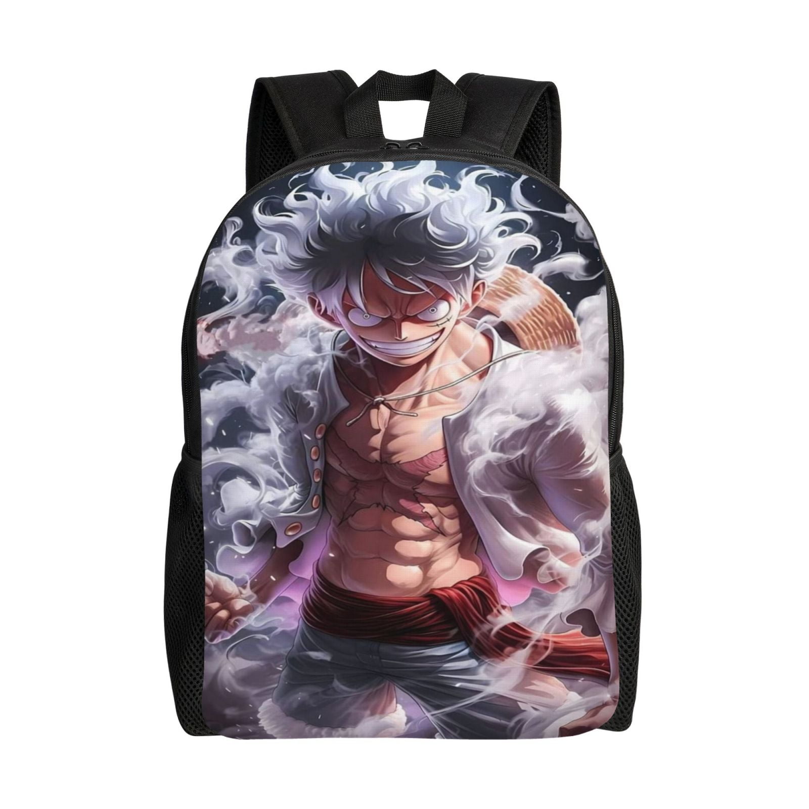 Monkey D Luffy Anime Backpack Straw Hat Pirates Travel Bags 3D Printed ...