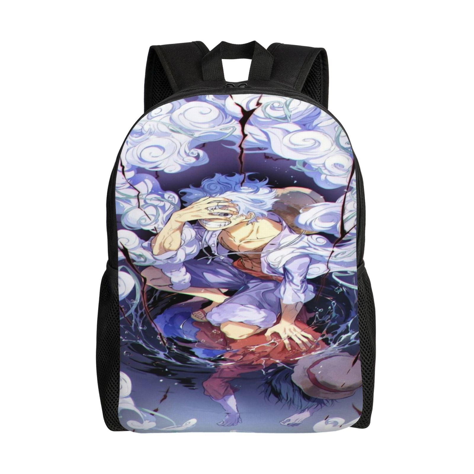 Monkey D Luffy Anime Backpack Straw Hat Pirates Travel Bags 3D Printed ...