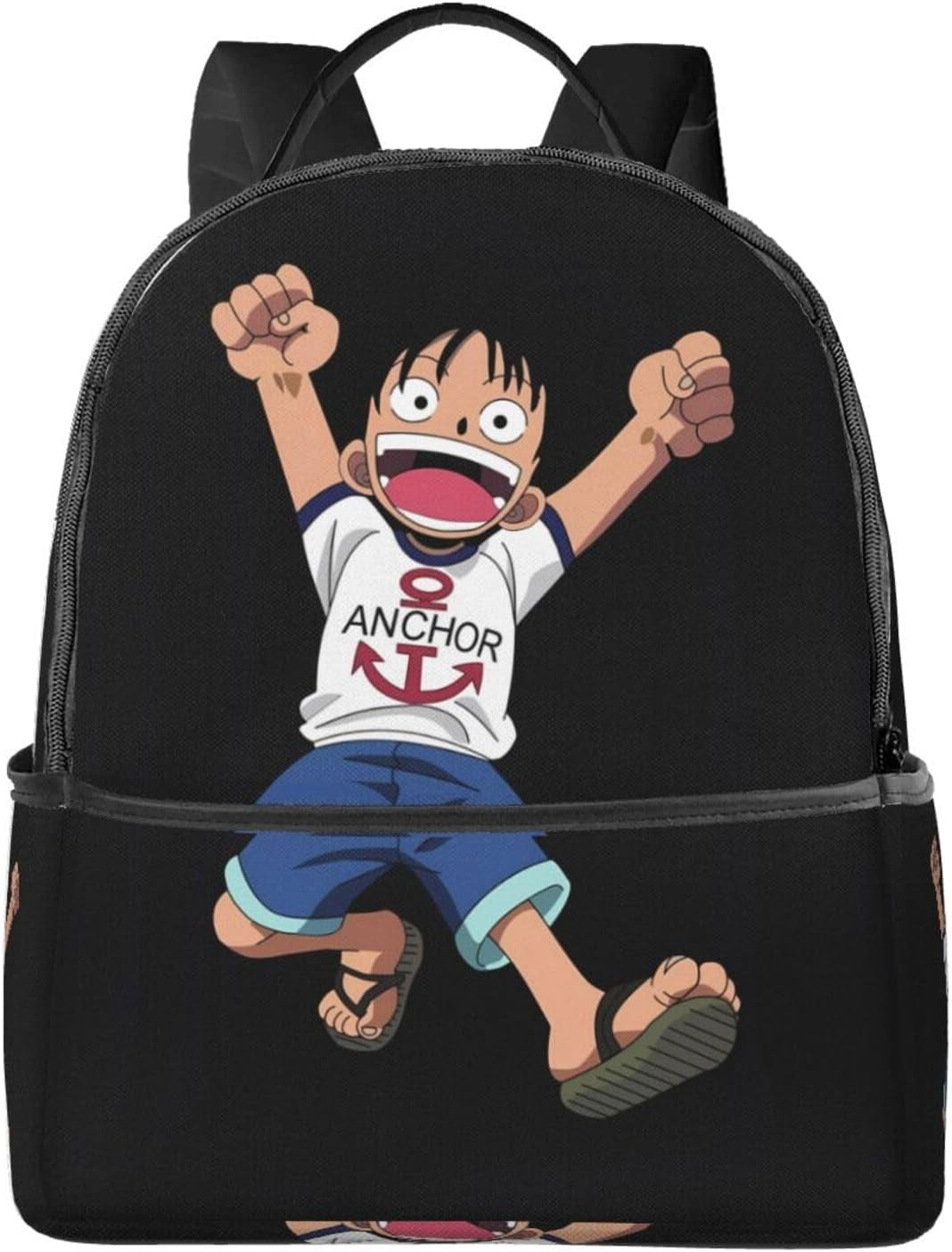 Monkey D Luffy Anime Style-2 Classic Backpack Schoolbag Bookbag Travel ...
