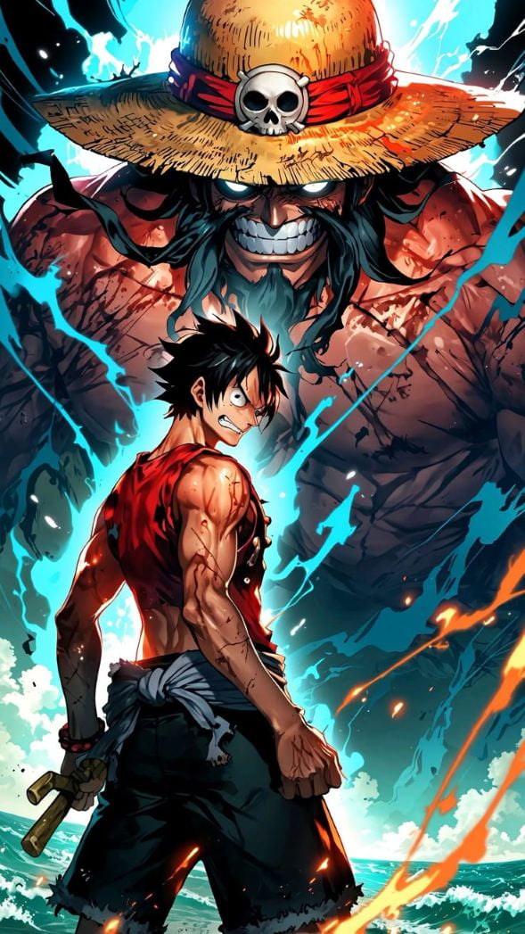 Monkey D. Luffy Diamond Painting Kits - 12×16Inch Round Full Drill ONE ...