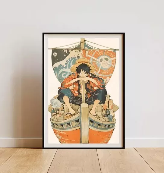 Monkey D. Luffy - The Famous Pirate From The Manga One Piece 1 NO ...