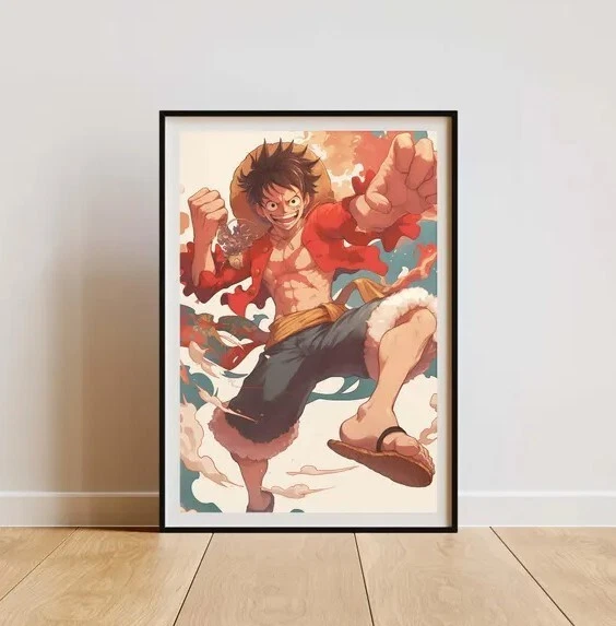 Monkey D. Luffy - The Famous Pirate From The Manga One Piece 4 NO ...