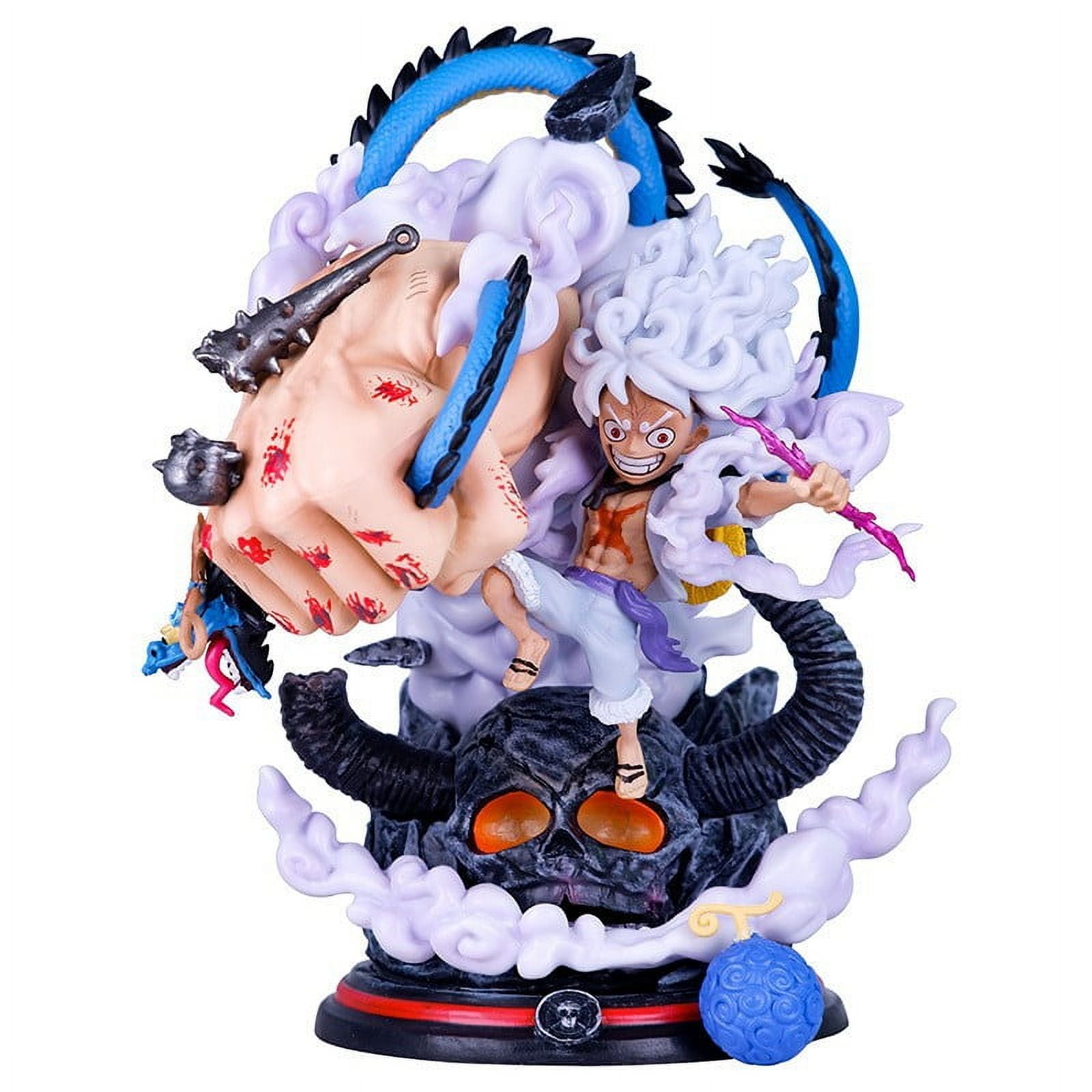 Monkey D. Luffy Gear 5 Figure Anime Luffy Big Hand PVC Statue Figures ...