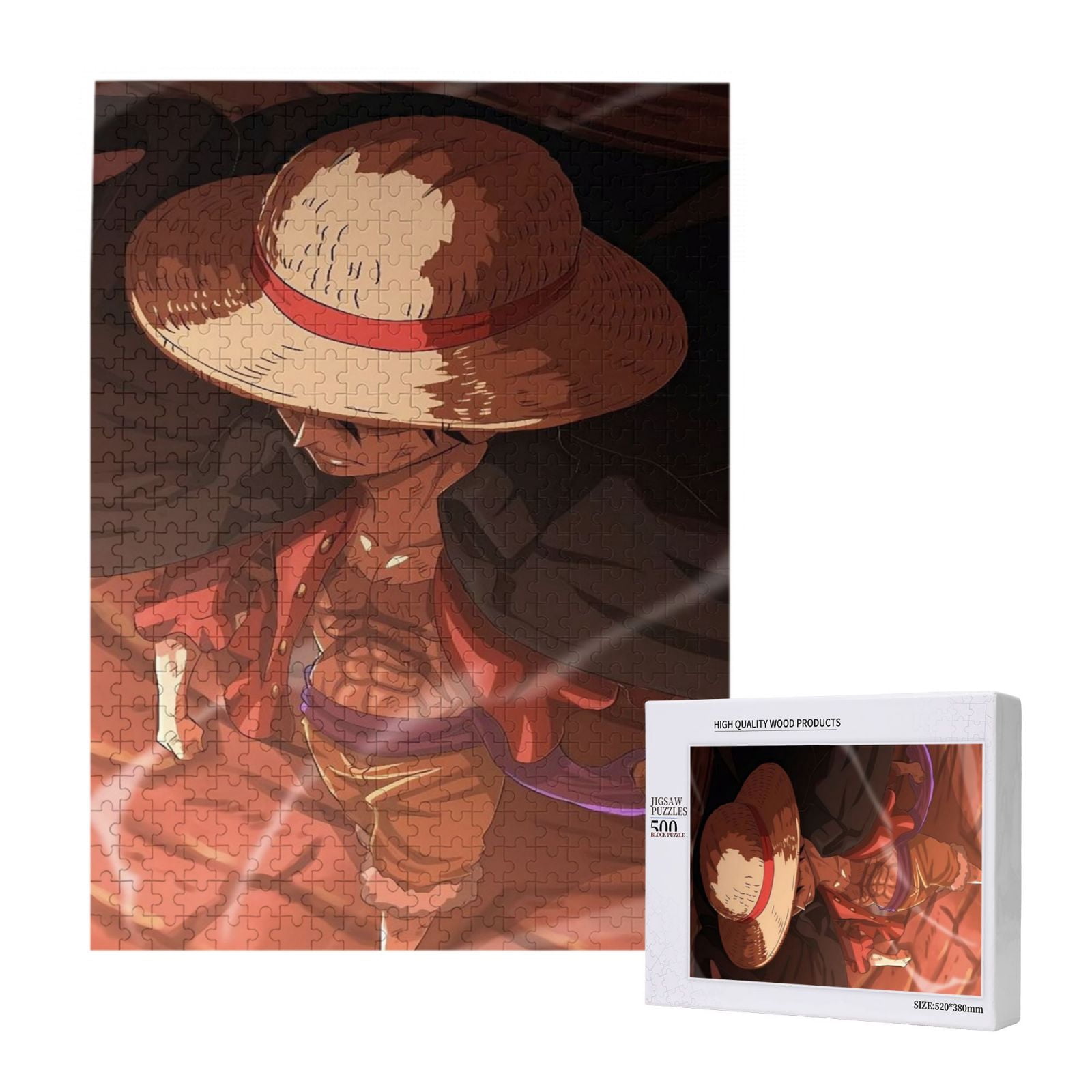 Monkey D Luffy Home Puzzle Boys Girls Teen 300/500/1000 piece wooden ...