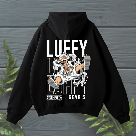 Monkey D. Luffy Hoodie | One Piece Anime Cosplay Pullover - Walmart.com