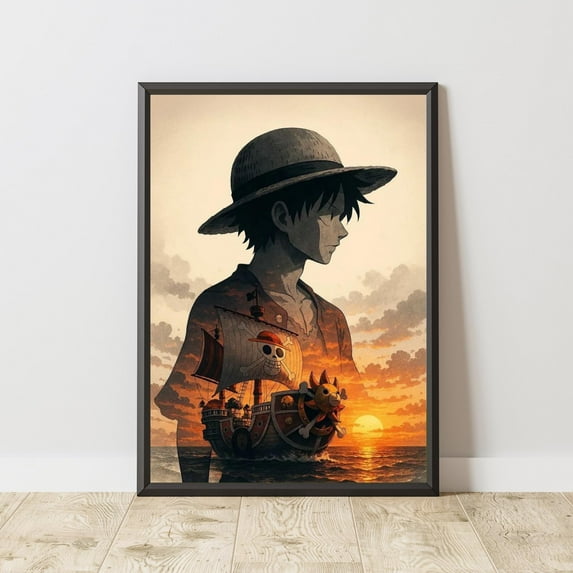 Monkey D. Luffy | OP | Manga | Anime | Japanese Manga Wall Art ...