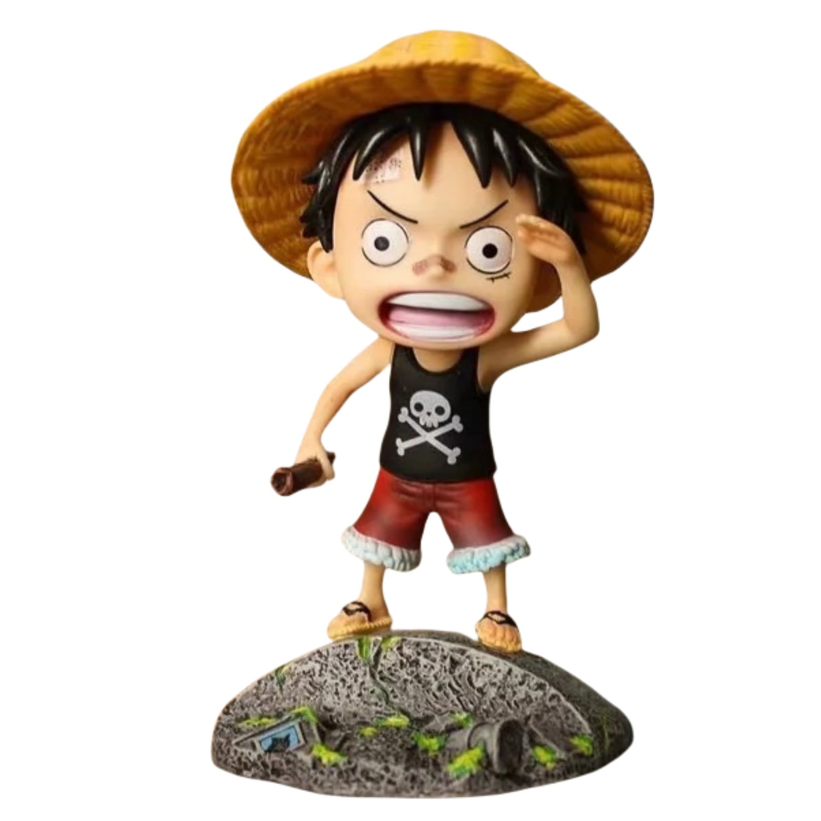 Monkey D. Luffy PVC Figure | 15cm Straw Hat Captain with Elastic Arms ...