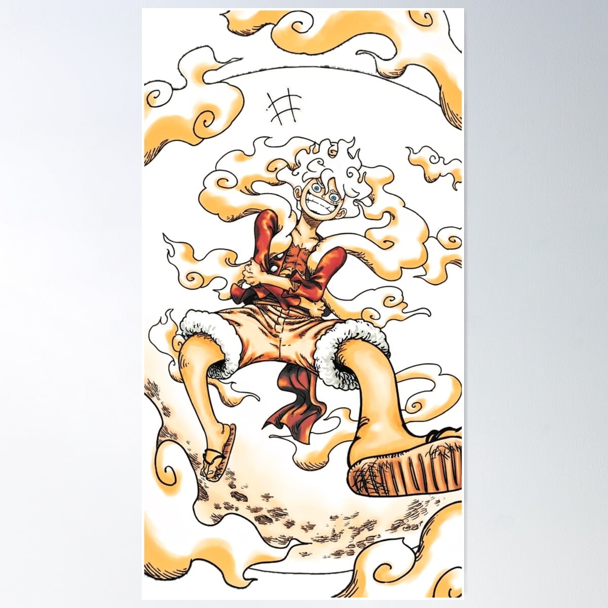 Monkey D Luffy Poster Wall Art, Modern Wall Decor For Living Room ...