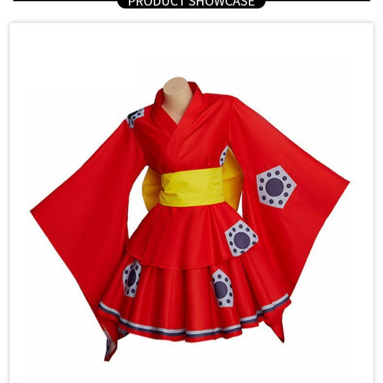 Monkey D Luffy Sexy Kimono Dress Luffy Lolita Maid Dress Kimono Robe ...