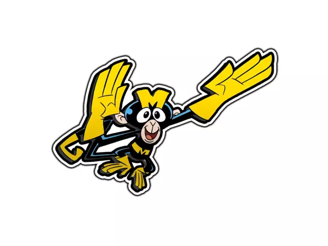 Monkey Dexter'S Laboratory Waterproof Sticker Phone Decal Water Bottle ...