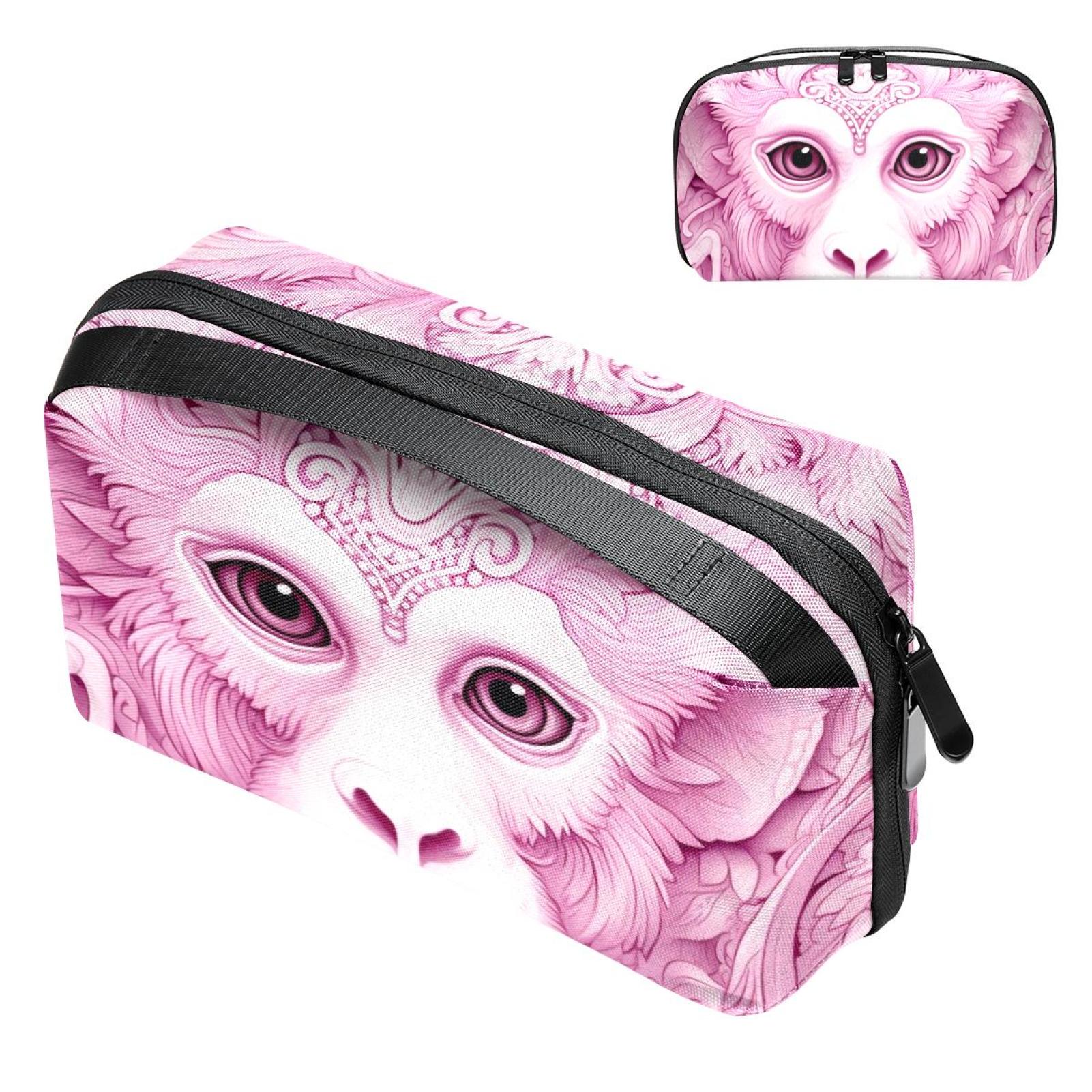 Monkey Digital Pouch with Oxford Cloth, Waterproof Travel Organizer and ...