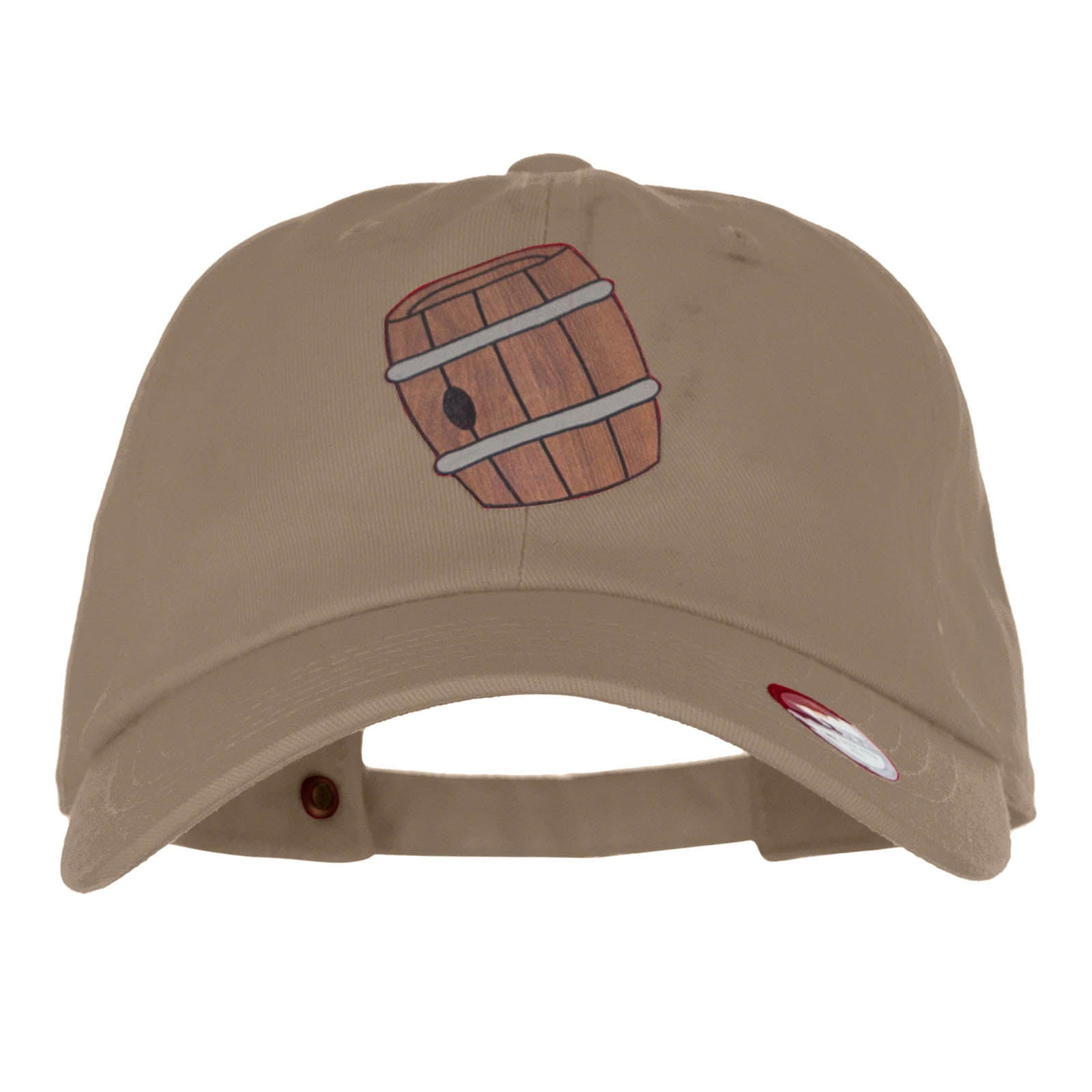 Monkey Donkey Barrels Heat Transfer Washed Cap - Khaki OSFM - Walmart.com
