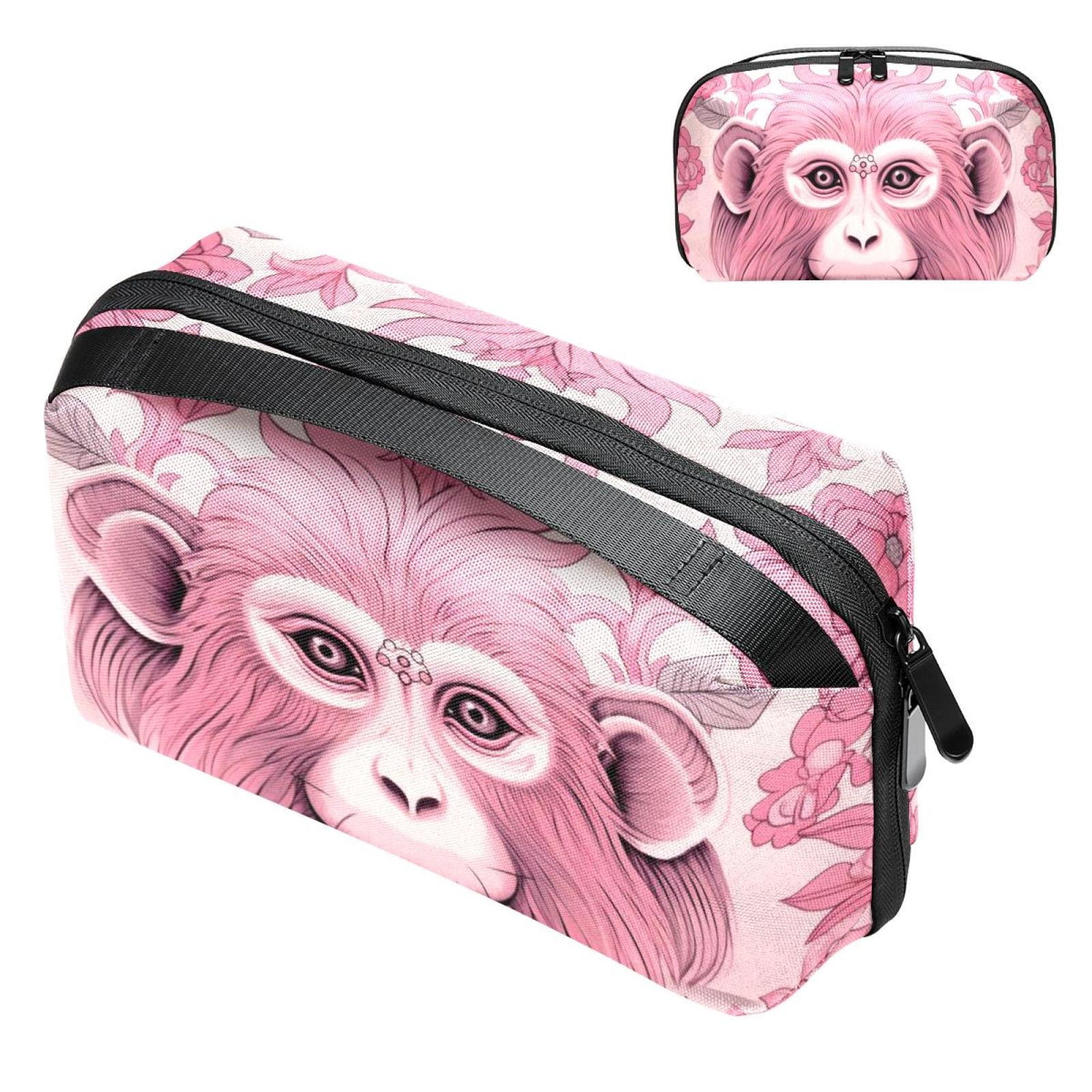 Monkey Electronic Organizer Travel Case, Waterproof Oxford Cloth ...